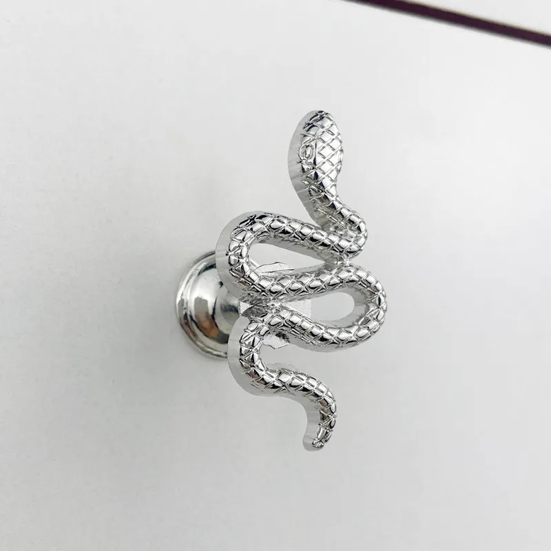 50Pcs-Lot-Snake-Shape-Drawer-Knob-Furniture-Handle-Vintage-Single-Hole ...