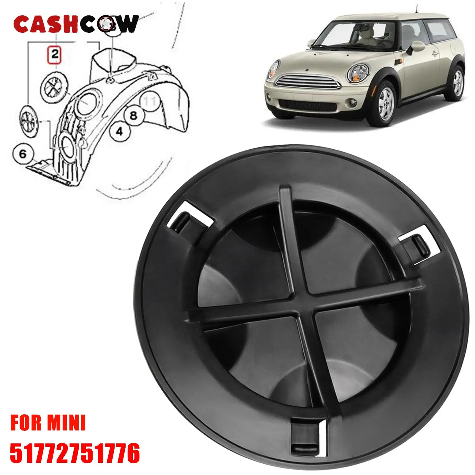 Front Left Right Fender Liner Inner Splash Guard Mudguard Cover Fender ...