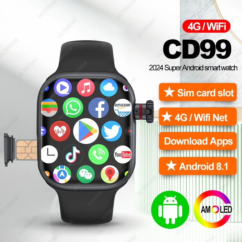 CD99-AMOLED-Smartwatch-para-Homens-e-Mulheres-Smartwatch-S-rie-9-C-mera ...