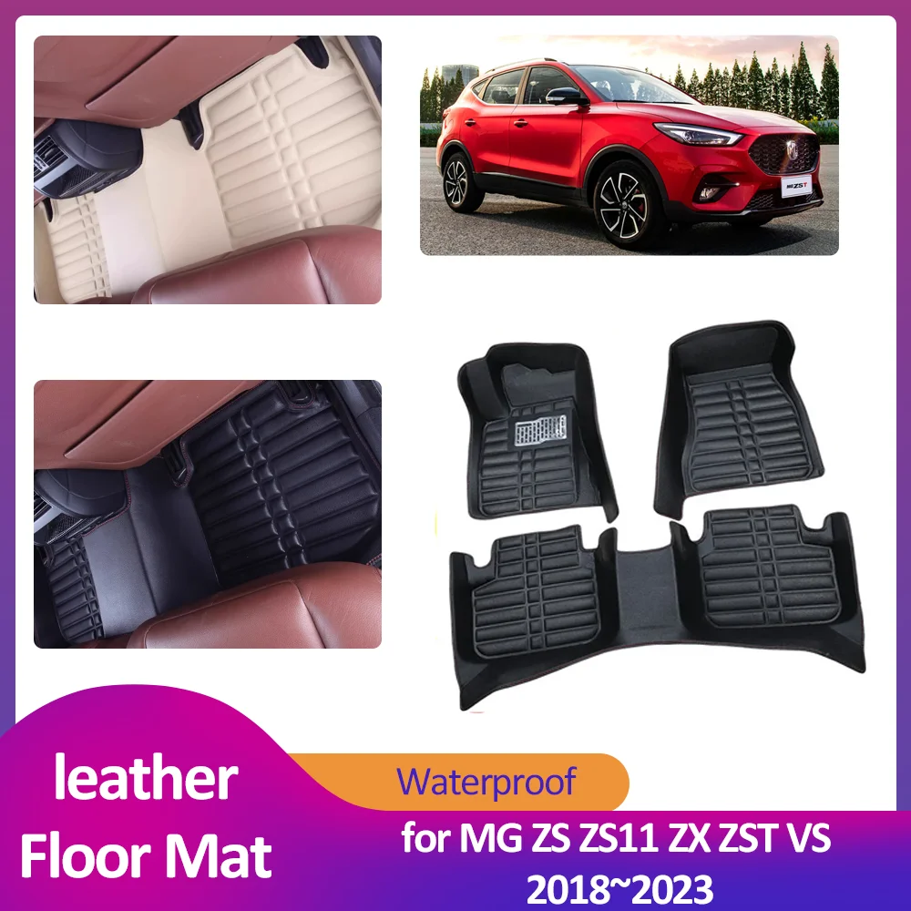 Car-Floor-Mat-for-MG-ZS-ZS11-ZX-ZST-VS-2018-2023-Tray-Leather-Foot ...