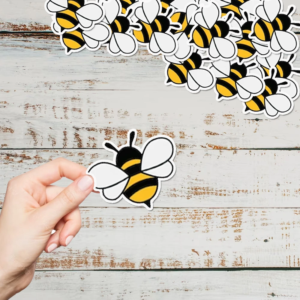 10-30-50PCS-Cute-Bee-Stickers-2Inch-Width-for-Laptop-Phone-Case-Planner ...