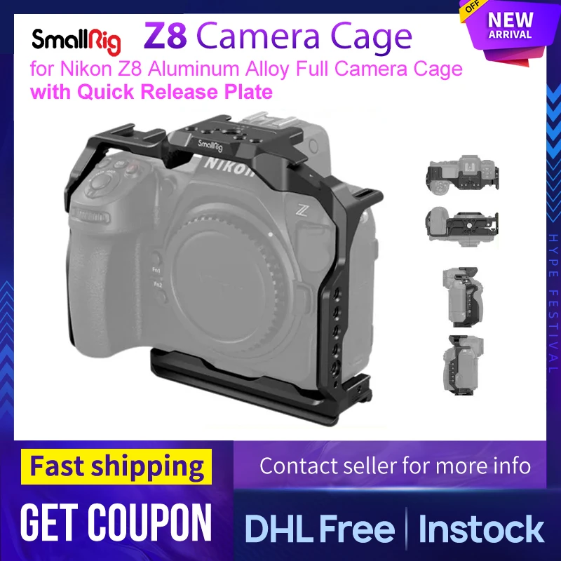 SmallRig-Z8-Camera-Cage-for-Nikon-Z8-Aluminum-Alloy-Full-Camera-Cage ...