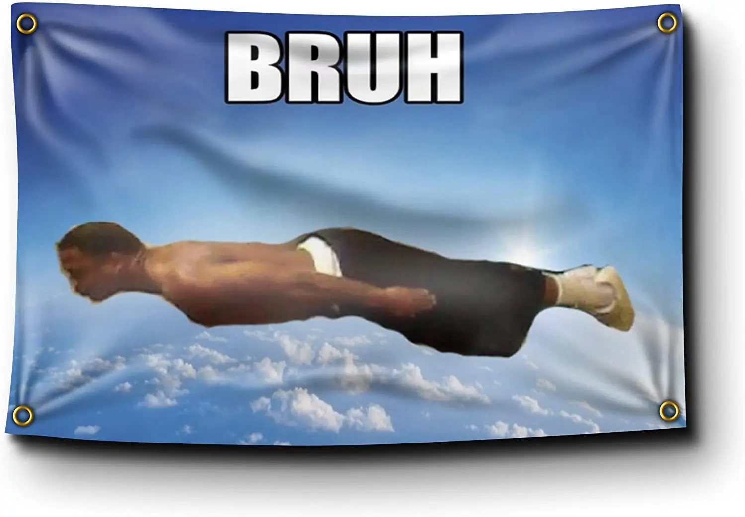 Banger Bruh Flying Midget Man Funny Wall Feel Meme Tapisserie, imprimés ...