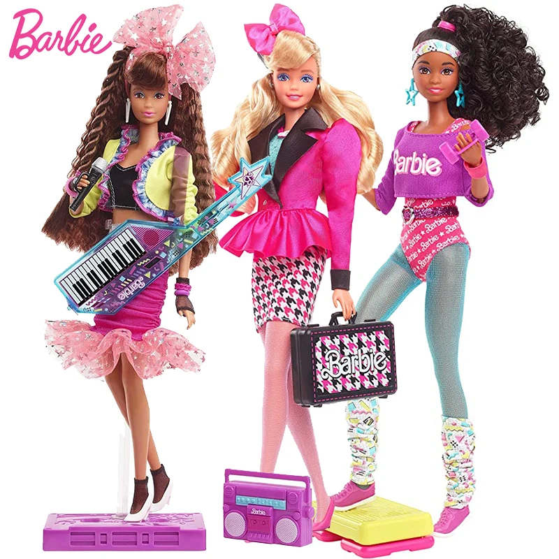 Original Vintage Barbie Girls Dolls Rewind 80s Edition Career/Night Out ...