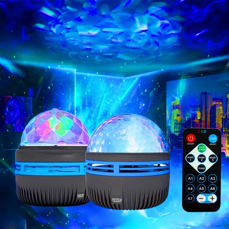 Remote-Control-Water-Ripple-Starry-Sky-Airdrop-Small-Night-Lamp-Ambient ...