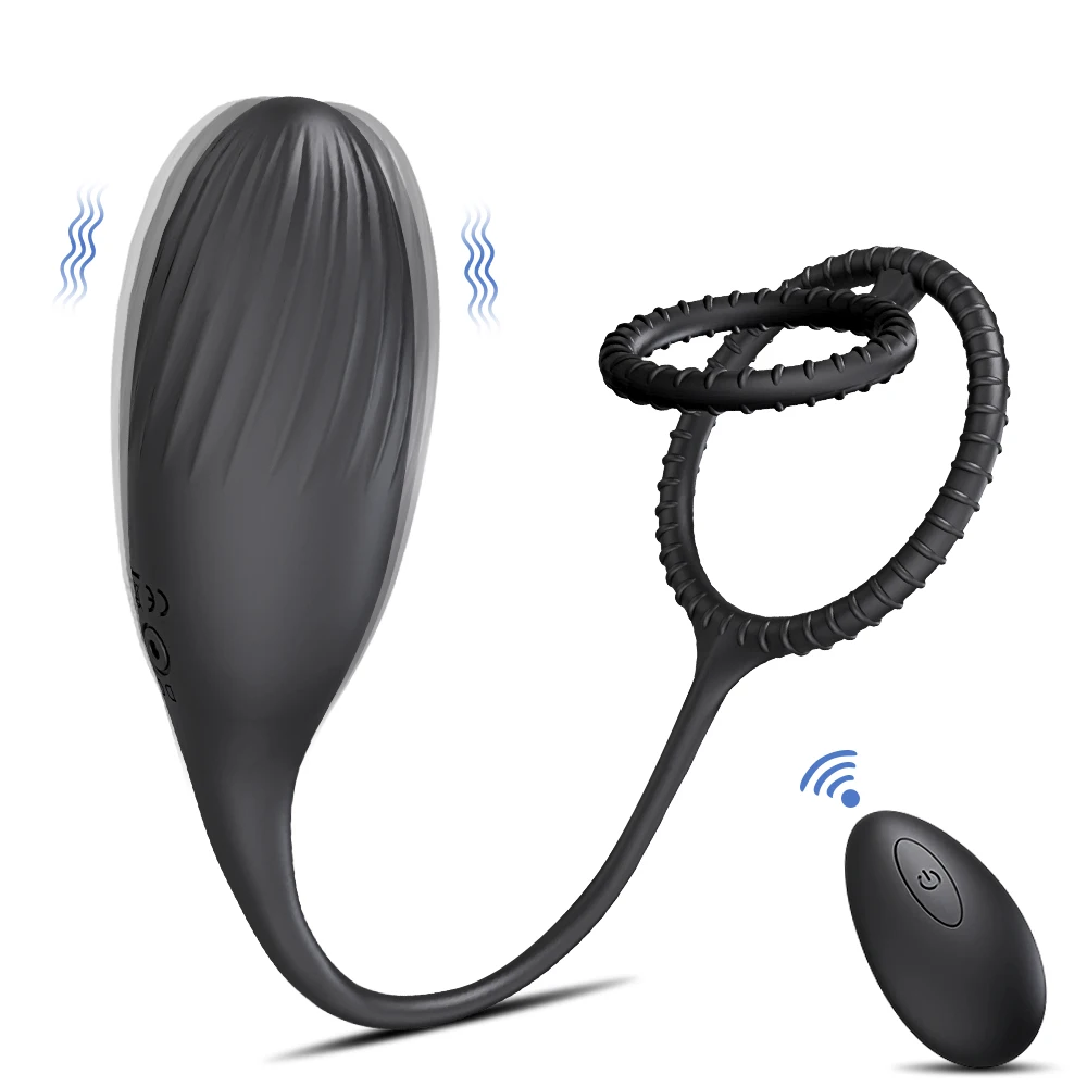 Vibrating-Prostate-Massager-for-Men-Remote-Control-Male-Anal-Vibrator ...