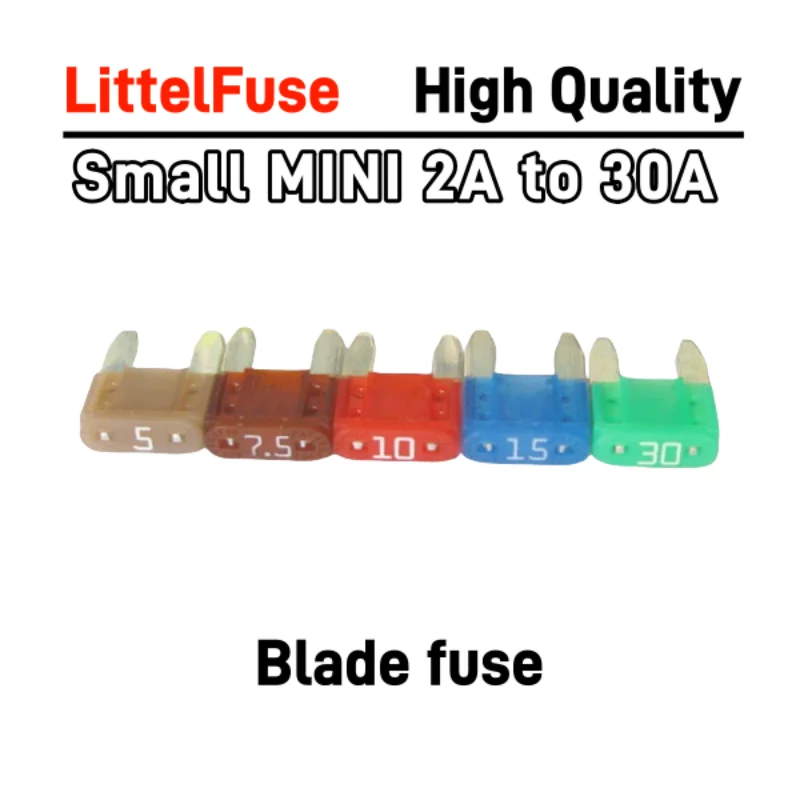 10PCS New Littelfuse 297 Series MINI Blade fuse 32V 2A 3A 4A 5A 7.5A ...