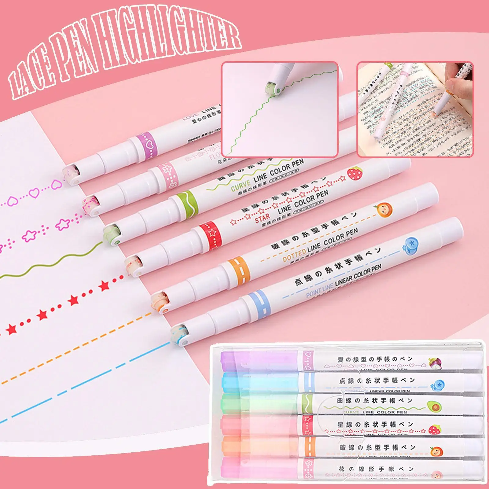 Pen Highlighter School | Highlighters Pens Markers | 3 Highlighter ...