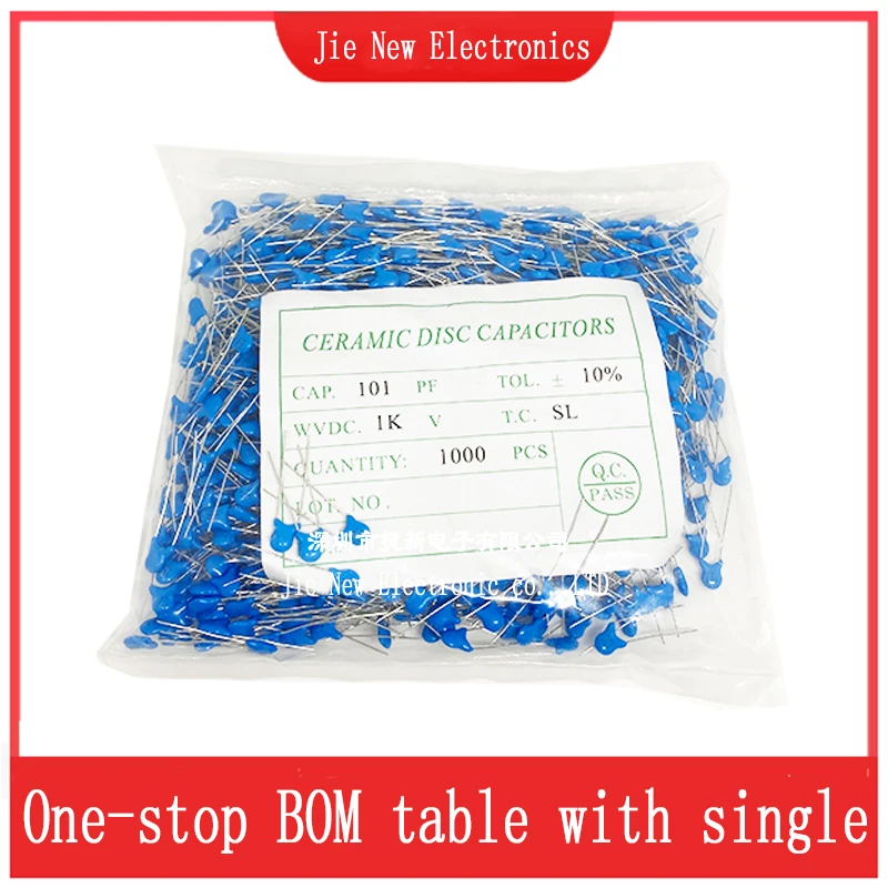 1000Pcs-Lot-High-Voltage-Ceramic-Capacitor-1KV-10PF-33PF-100PF-220PF ...