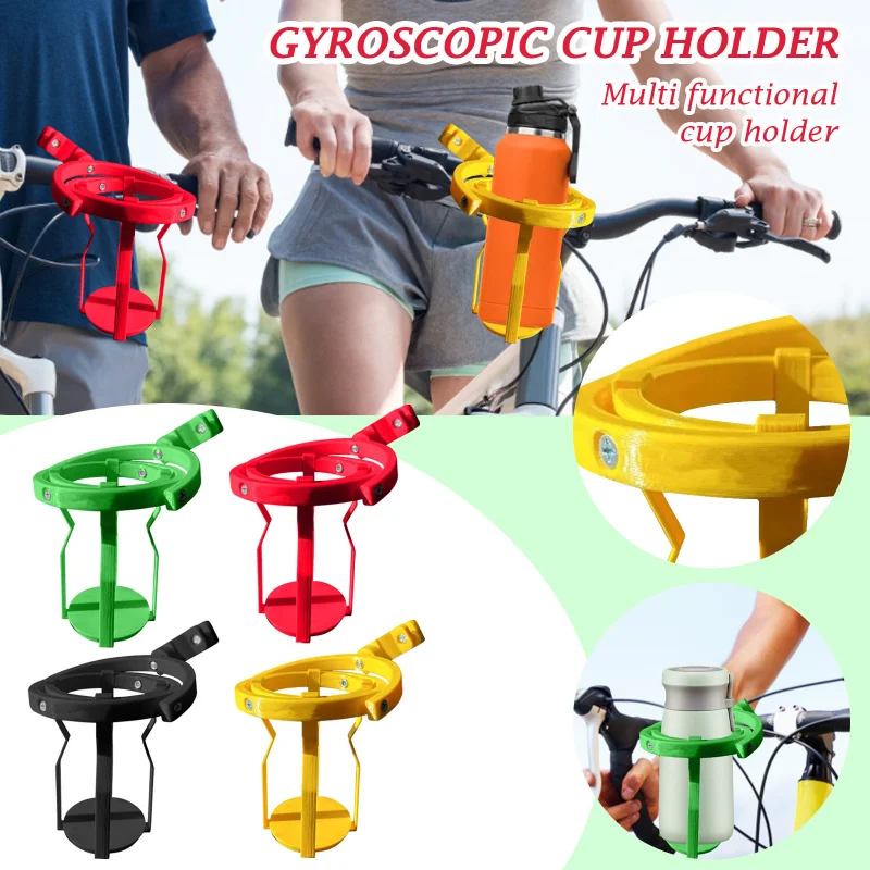 Bike Gyroscopic Cup Holder 3D Motorcycle Drink Holder No Spill Self ...