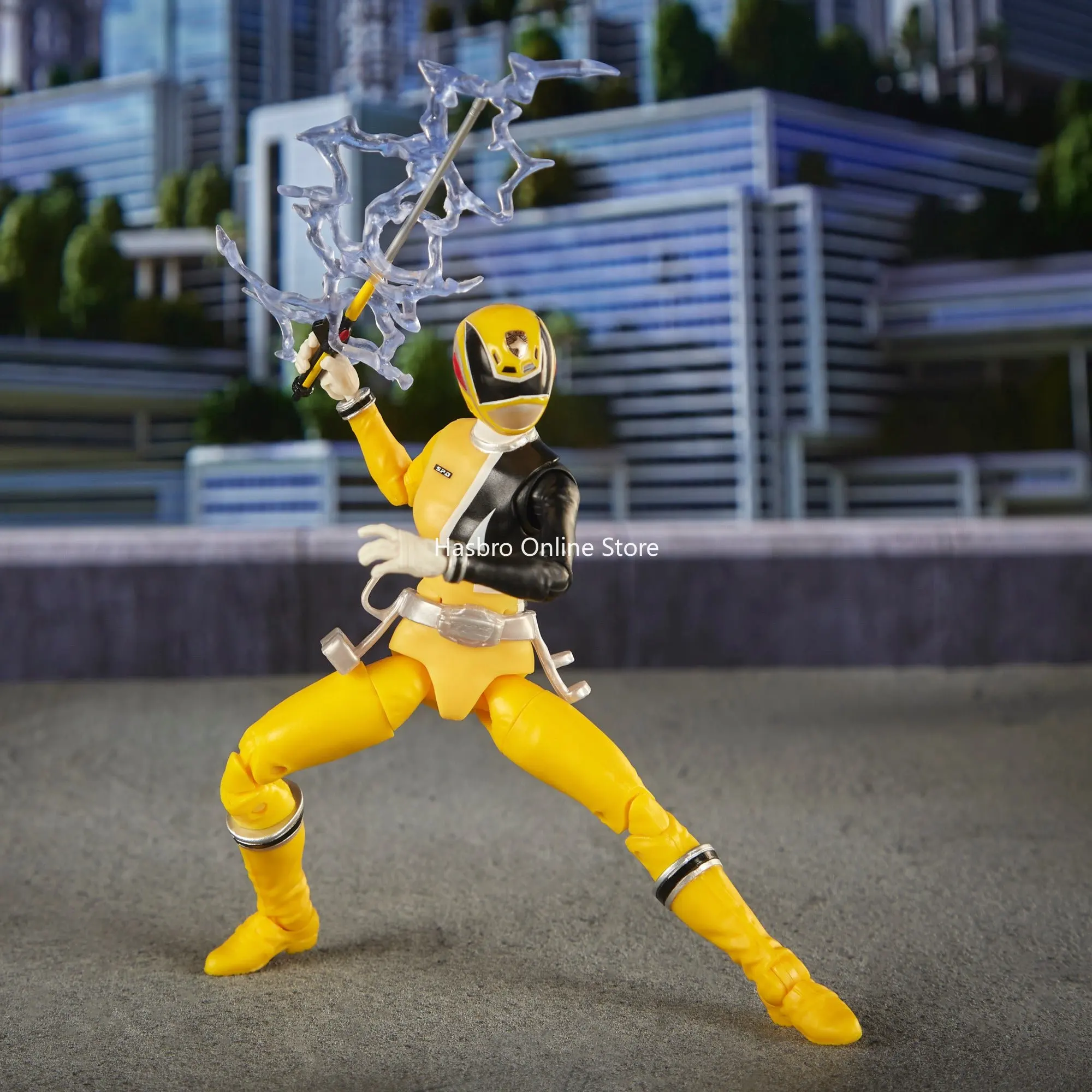 Coleção Hasbro Power Rangers Lightning S.P.D. Yellow Ranger Figura ...