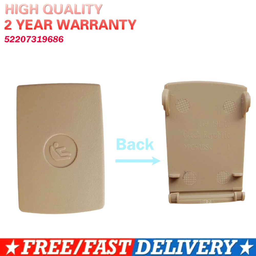 52207319686 블랙/베이지 후면 어린이 좌석 고정 ISOFix BMW 3 시리즈 F30 F31 F20 F21 F22 ...