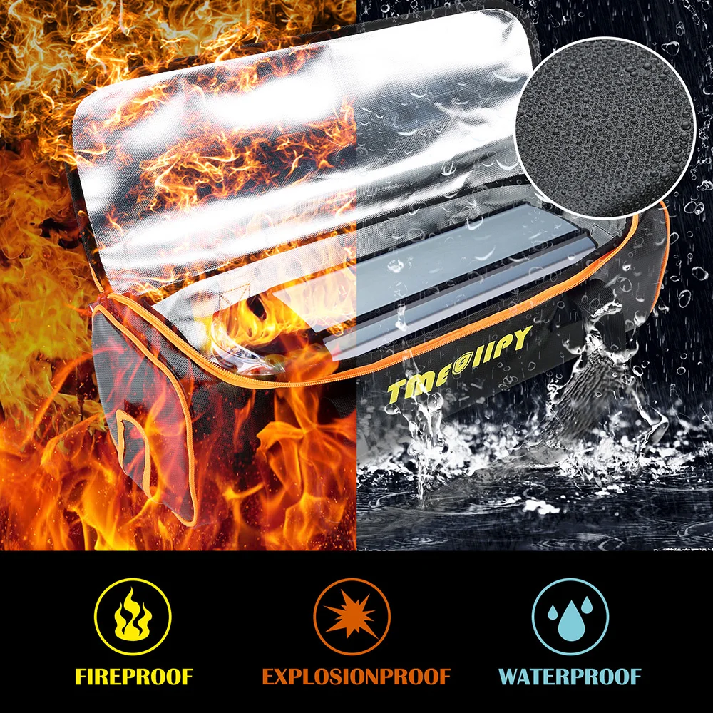 Ebike Battery Bag Large Capacity Fireproof Bag For Electric, 55% OFF