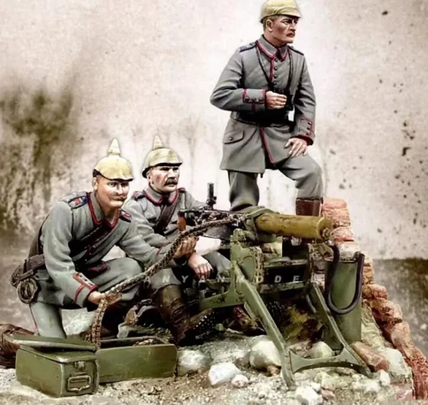 1-32-54mm-Resin-Soldier-Model-Kit-WWI-Soldier-and-Machine-Gun-Set ...