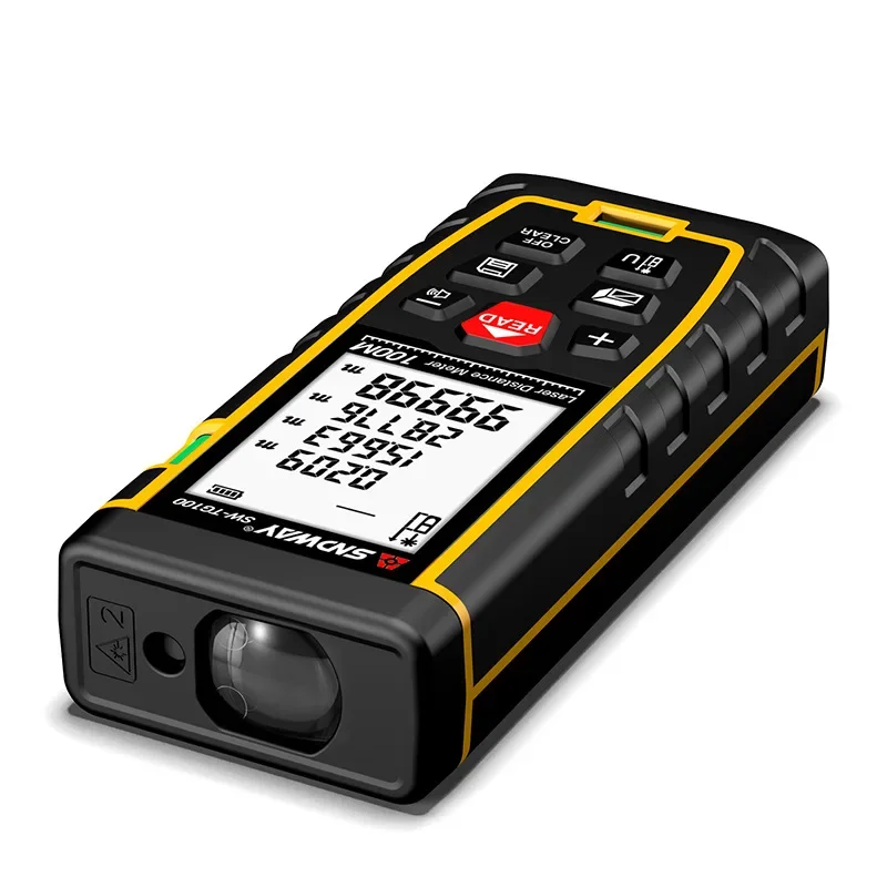 SW-TG120-SNDWAY-Laser-Measure-Distance-Meter-Lcd-Digital-Laser-Ruler ...