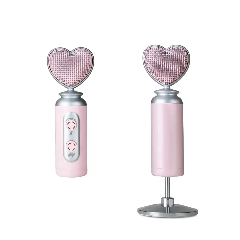 Professional-USB-Noise-Reduction-Pink-Condenser-Microphone-For-Mobile ...