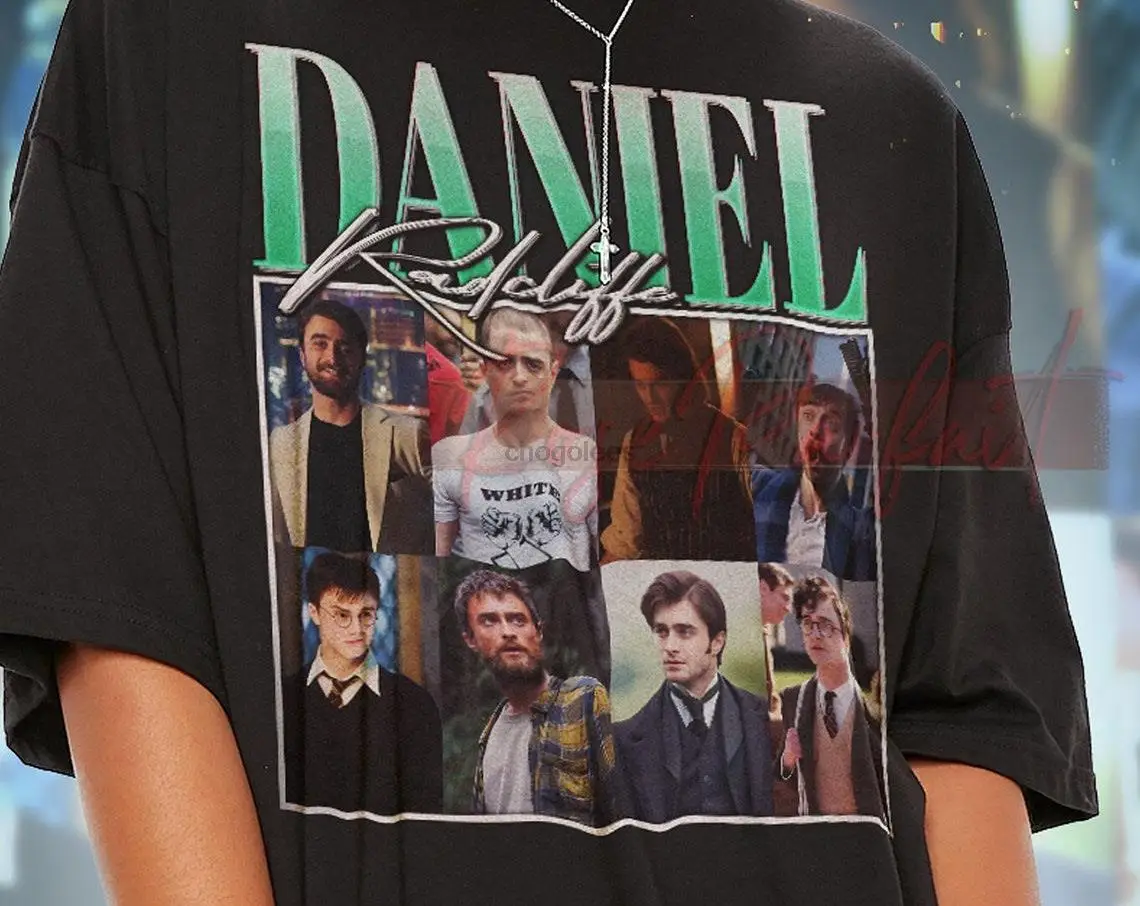 DANIEL-RADCLIFFE-Retro-T-shirt-Daniel-Radcliffe-Bootleg-Tees-Daniel ...