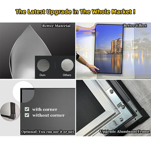 2023 8K ALR CLR UST PET Black Crystal Ambient Light Rejecting Frame ...