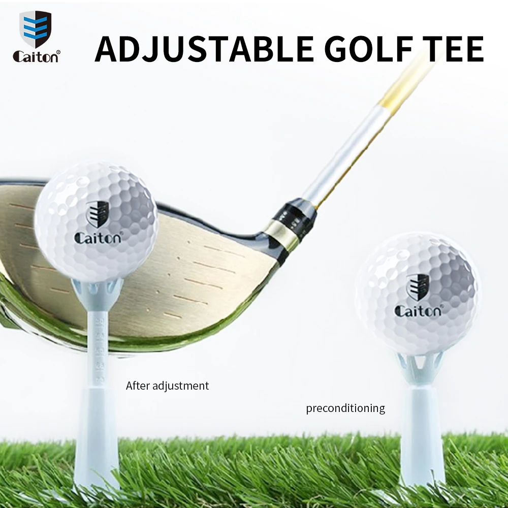 Caiton 2pcs Golf Tees, White Plastic Durable Golf Tees Holder ...