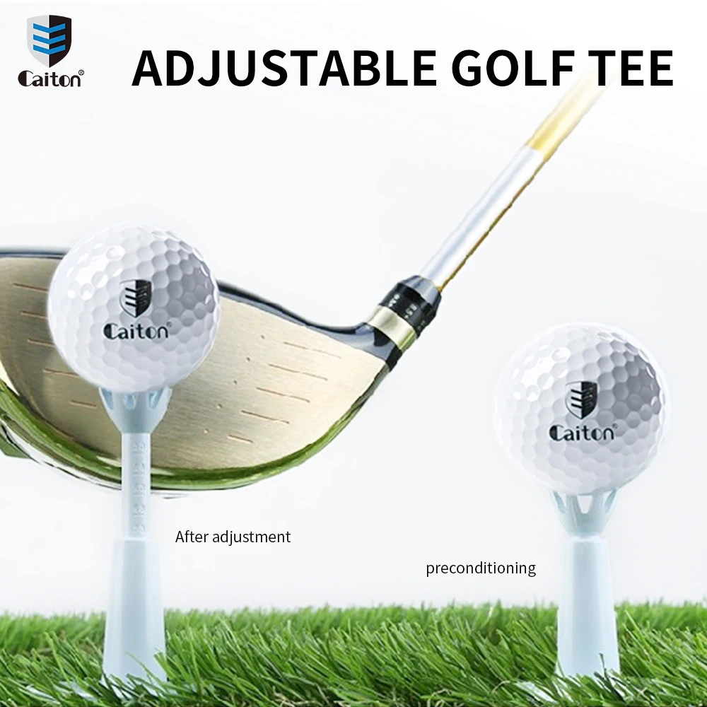 Caiton-High-Quality-2pc-Golf-Tee-Set-White-Plastic-Durable-Golf-Tees ...