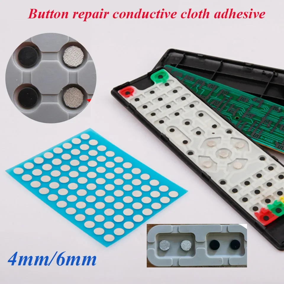Button-repair-tape-4MM-Circular-Remote-Control-Key-Touch-Button-Repair ...