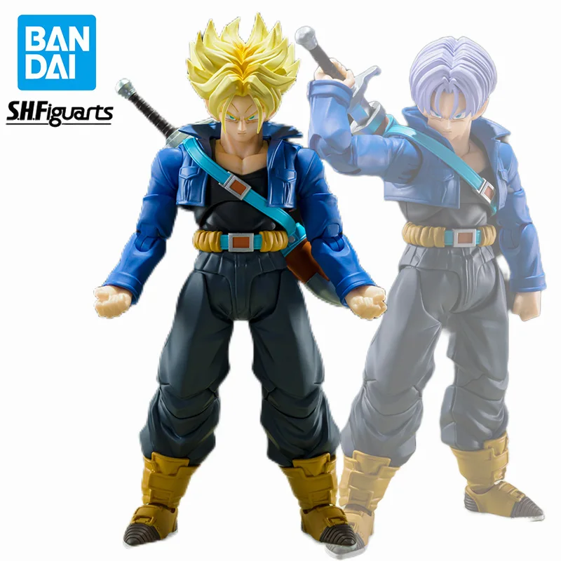 Original BANDAI Dragon Ball Z Trunks Torankusu Super Saiya PVC Anime ...