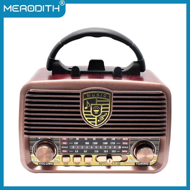 Radio-port-til-retro-con-panel-solar-receptor-de-radio-FM-AM-SW-Altavoz ...