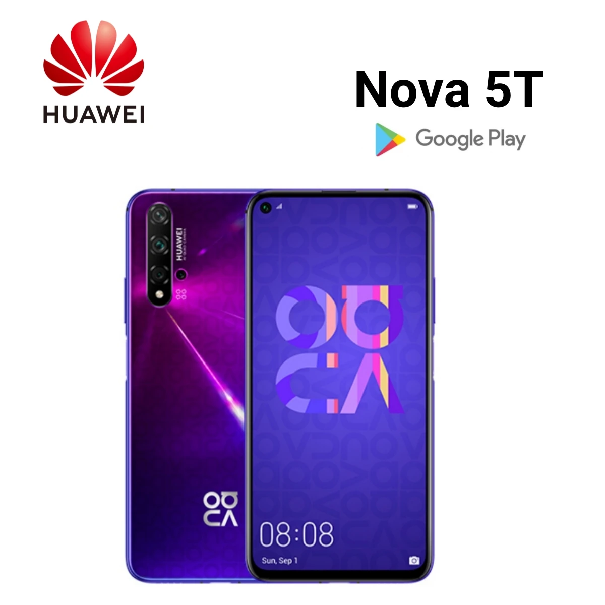 HUAWEI-tel-fono-inteligente-Nova-5T-versi-n-Global-dispositivo-con ...
