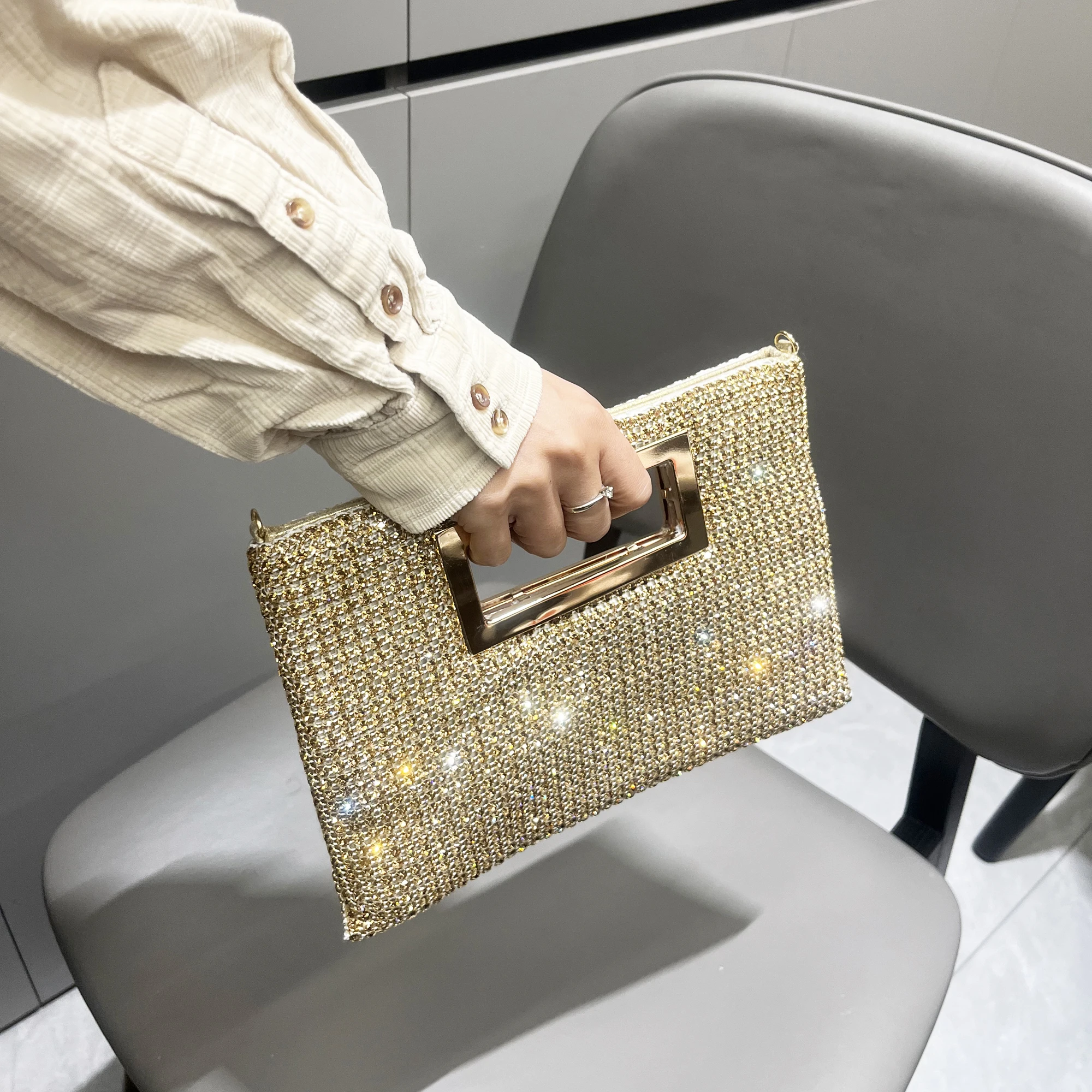 Luxury-Designer-Rhinestones-Clutch-Purse-Bag-for-women-handle-bag ...