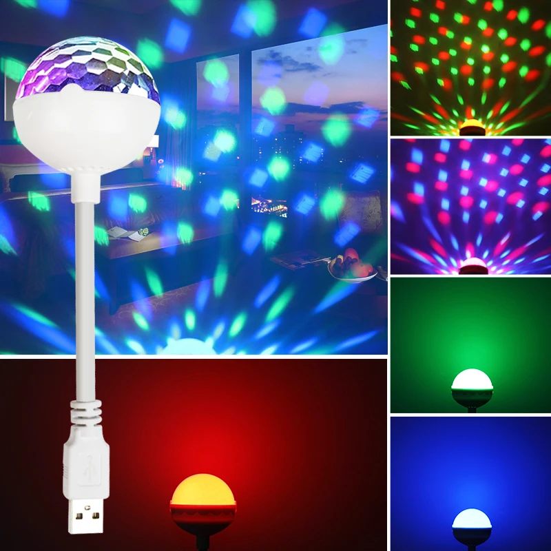 Mini-Disco-Ball-Party-Light-Car-Ambient-Lighting-with-Strobe-USB-LED ...