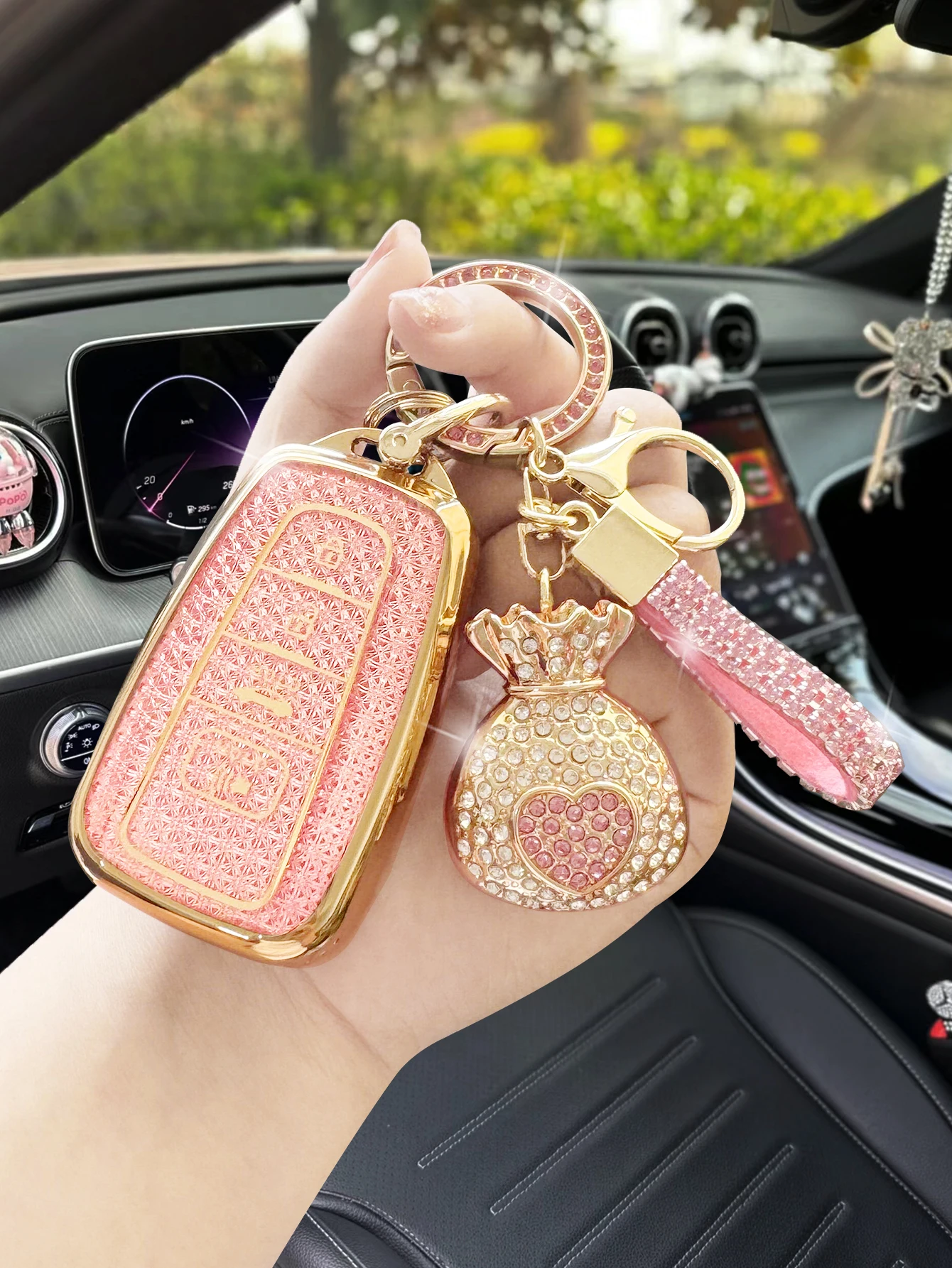 Girly-cubierta-de-llavero-para-Toyota-2018-2022-RAV4-Camry-Corolla ...