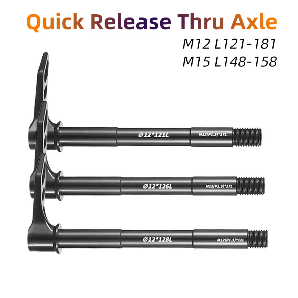 MTB Road Bike Thru Axle 12x171 12x175 Quick Release 12x162 12x165 Front ...