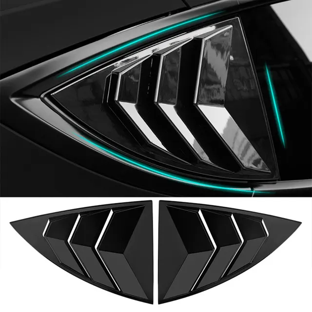 Sti 2016 JPEGU Rear Side Window Louvers For Subaru WRX STI VB 2022 2023 ...