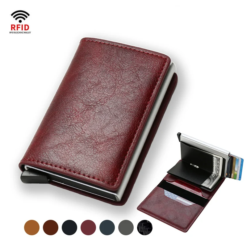 Tarjetero-antirrobo-Rfid-para-hombre-y-mujer-cartera-minimalista ...