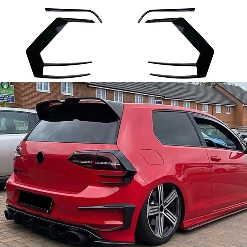 For-Volkswagen-VW-Golf-7-MK7-5-GTI-R-GTD-2012-2019-R400-Rear-Bumper ...