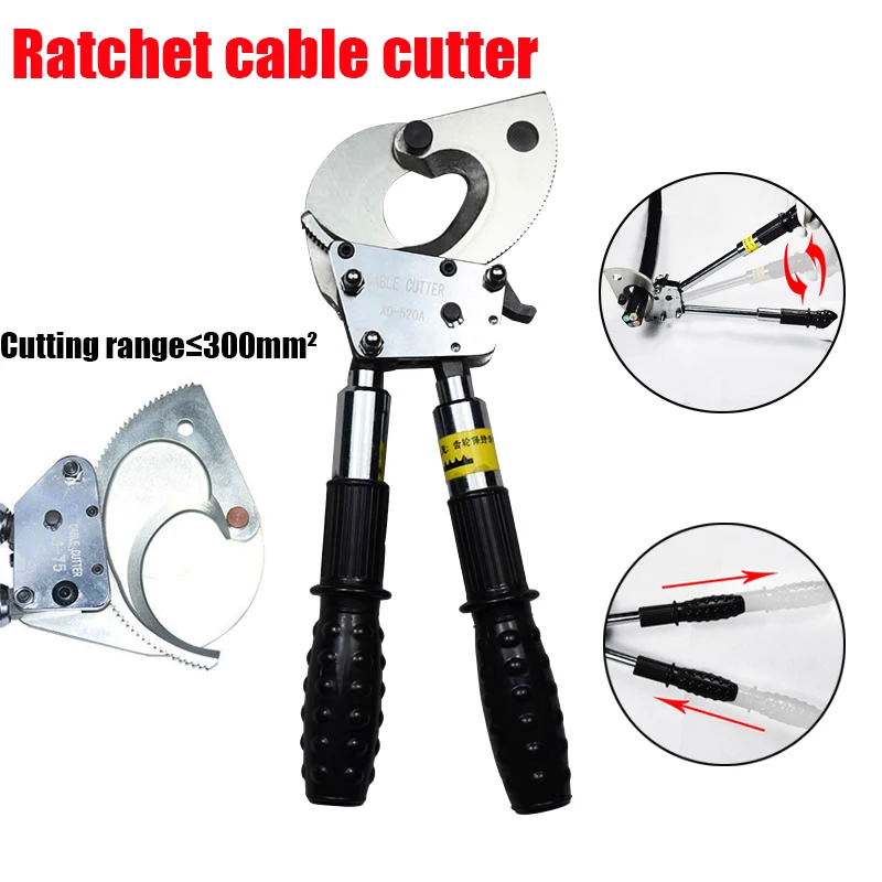 J-40A Ratchet Cable Cutter Ratchet Cable Cutter Ratchet Wire Cutter ...