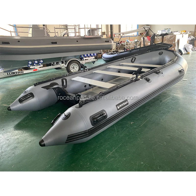 CE Factory 4.3 Meters 4.5m Long Thickened Inflatable Rubber Boat ...
