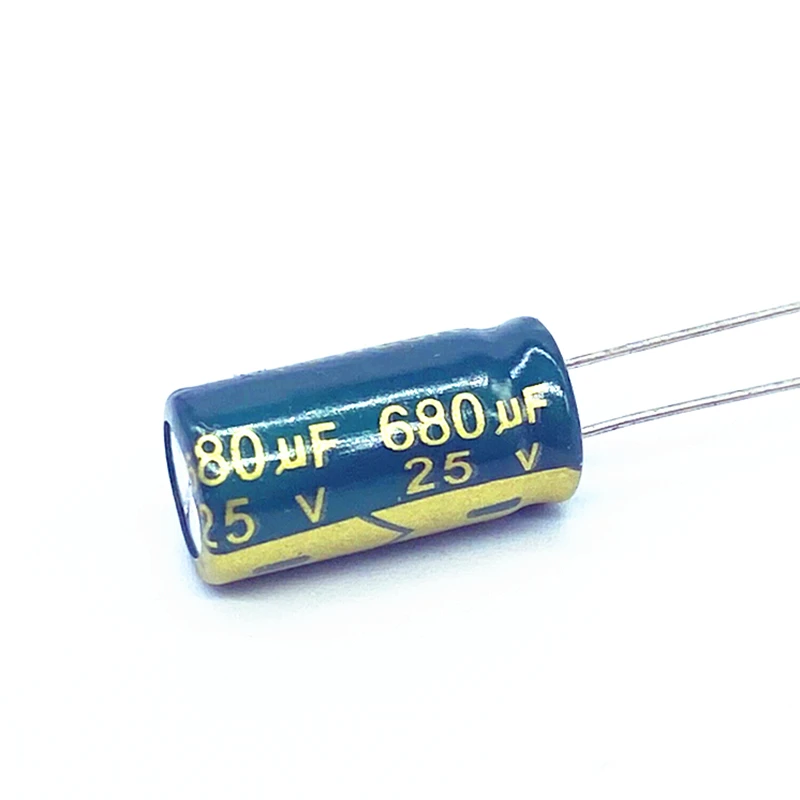 10pcs/lot 25V 680UF Low ESR/Impedance high frequency aluminum ...