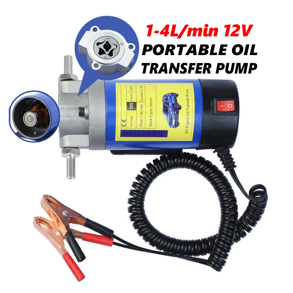 Portable-Oil-Transfer-Pump-1-4L-min-12V-Extractor-Fluid-Suction ...
