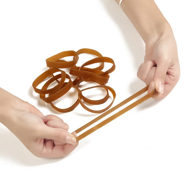 50-8mm-Rubber-Bands-Elastic-Office-School-Packaging-Band-Loop-Office ...