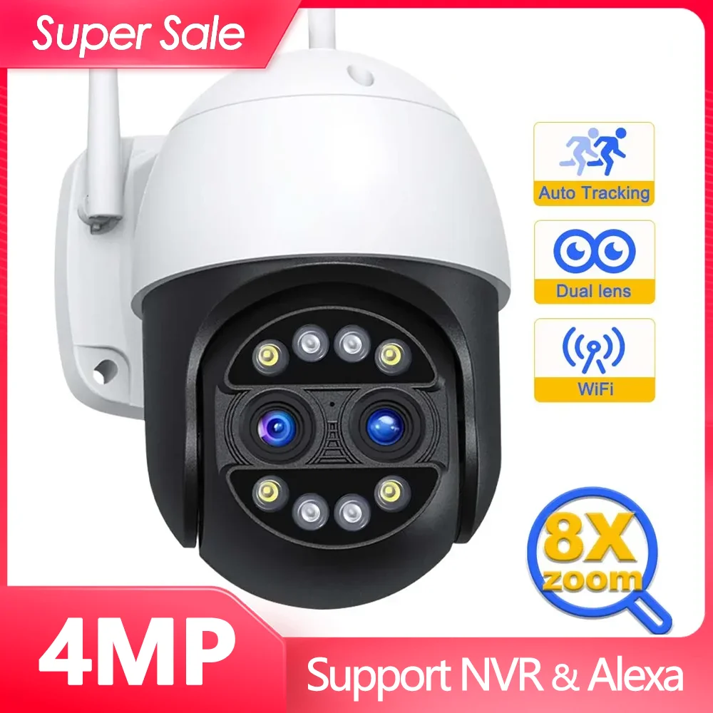 4K-8MP-WiFi-IP-Camera-8X-Zoom-Outdoor-Dual-Lens-PTZ-Security-Cam-AI ...