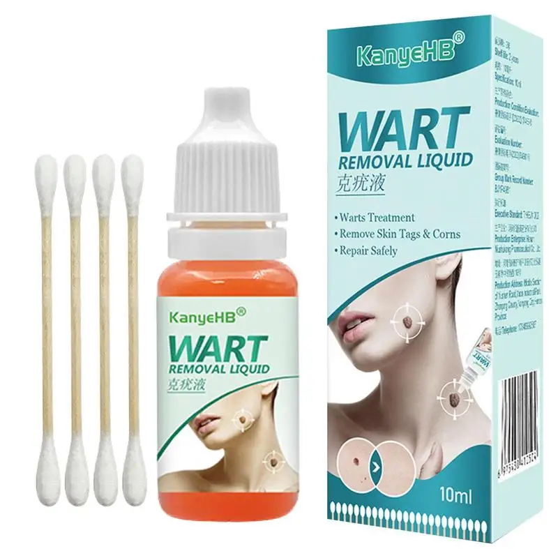 Wart Remover Fast-Acting Flat Wart Removal Treat Fluid Skin Tags ...