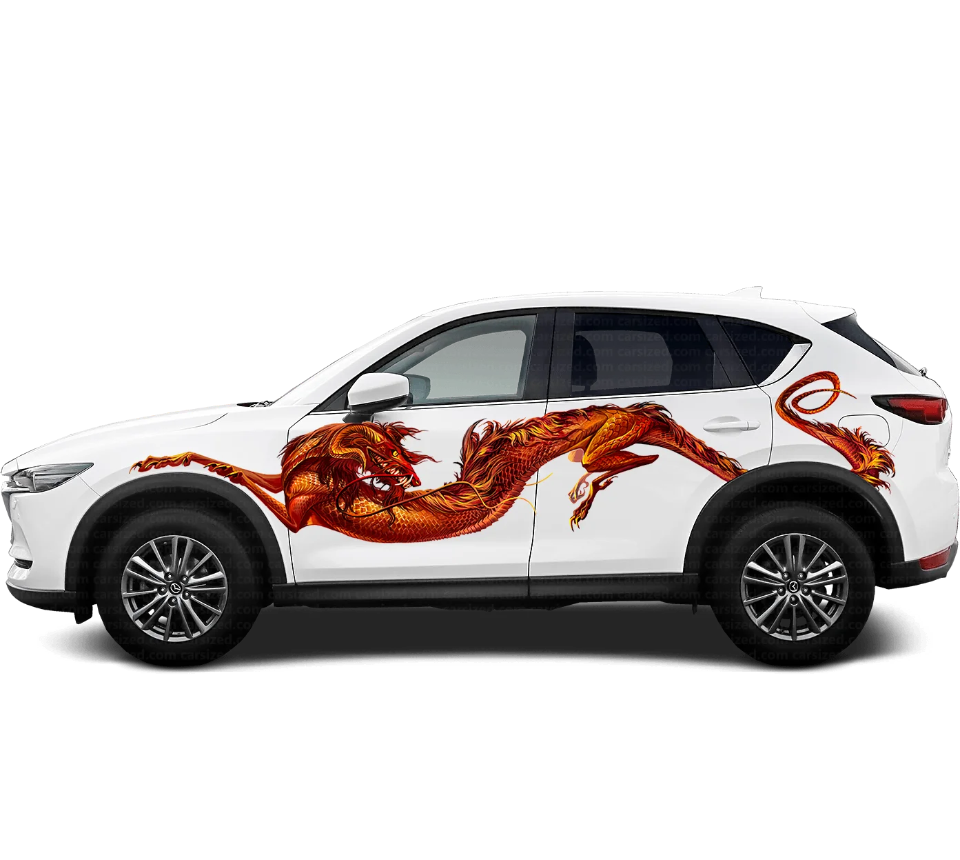 Big Size Car Sticker Chinese Dragon, Unicorn Decal Whole Body Refitting ...