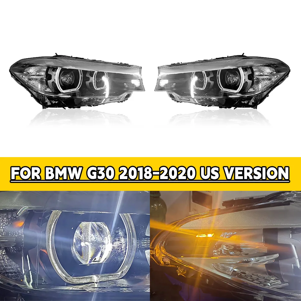 For Bmw G30 Headlights 2018-2020 5 Series G38 Us Version Car Xenon Hid ...
