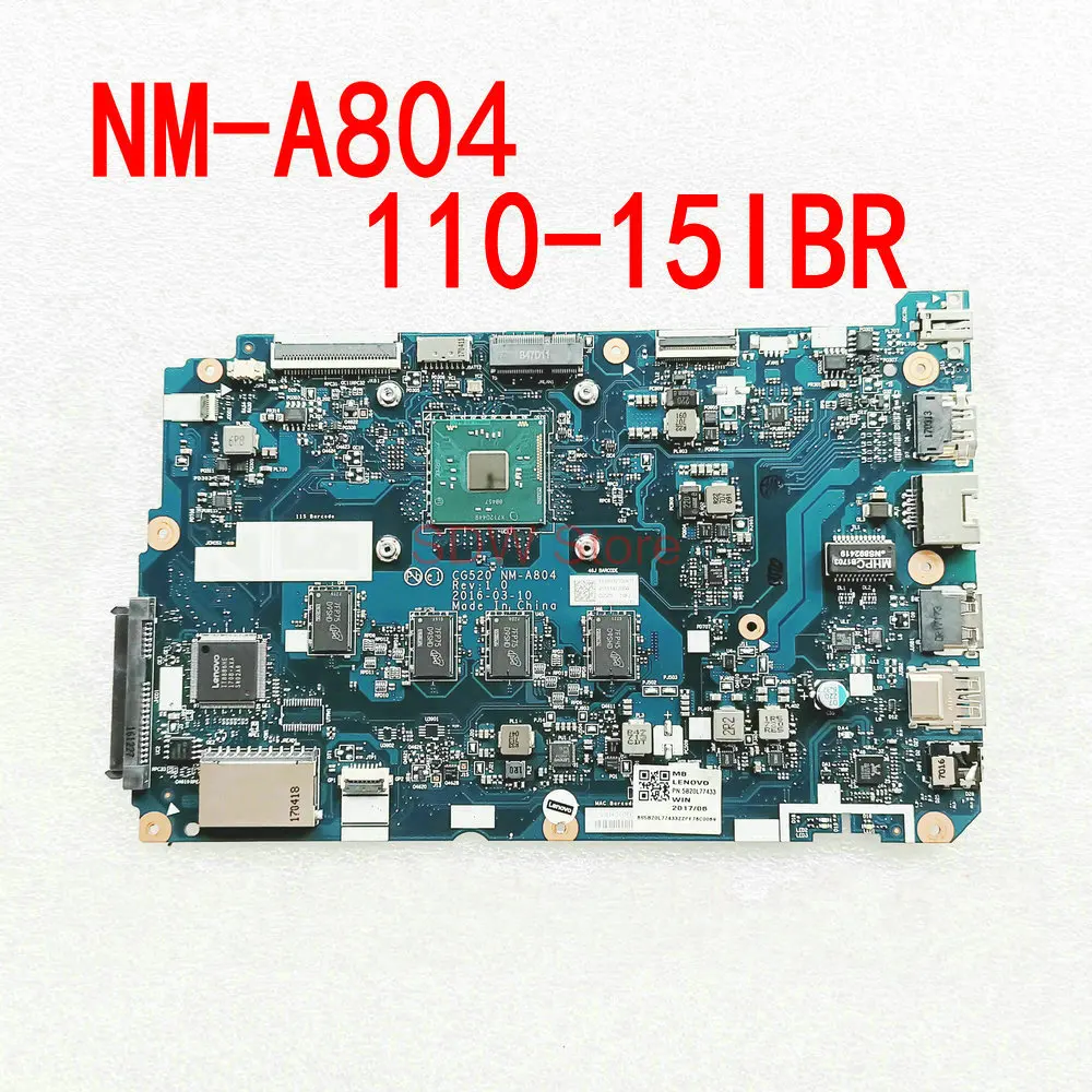 CG520-NM-A804-for-Lenovo-IdeaPad-110-15IBR-Laptop-Motherboard ...