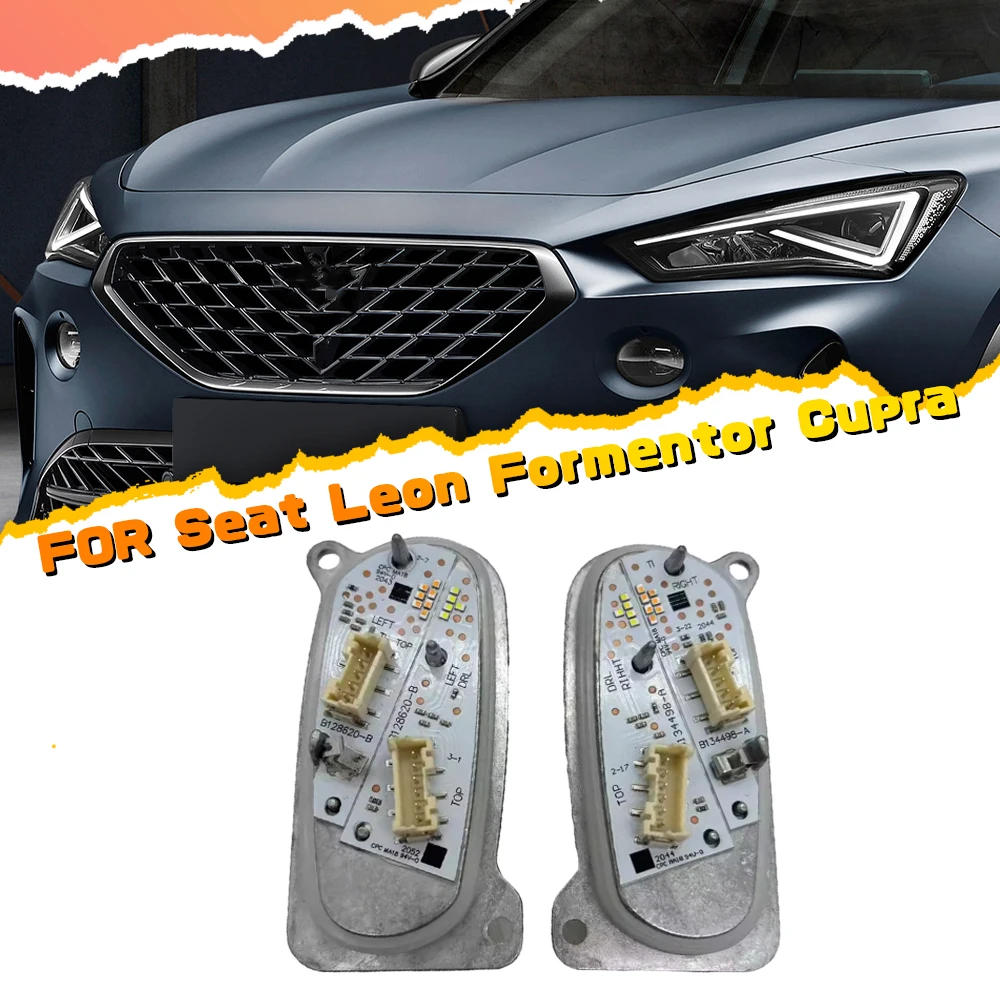 For SEAT Leon Formentor Cupra B134498-A White Angel eye DRL Board ...