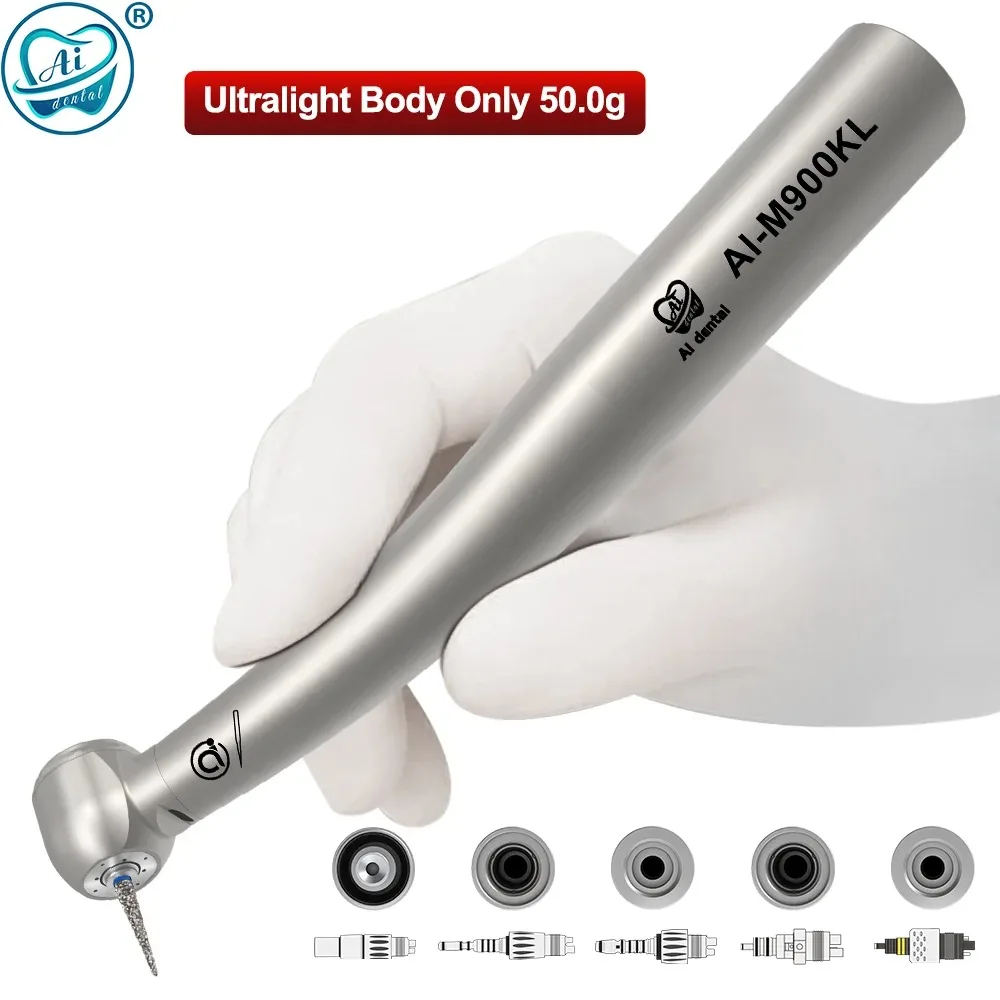 Turbina de aire Dental de titanio ultraligera, pieza de mano de alta ...