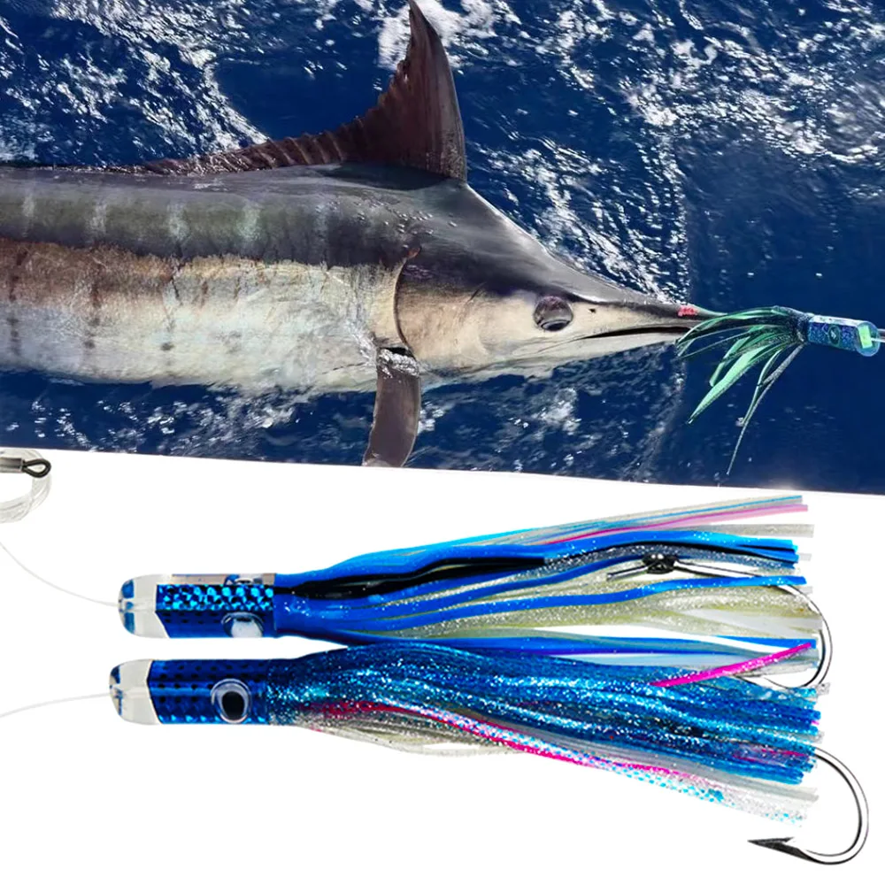 1pc-Trolling-Lures-30cm167g-Deep-Sea-Boat-Fishing-Skirt-Tuna-Saltwater ...