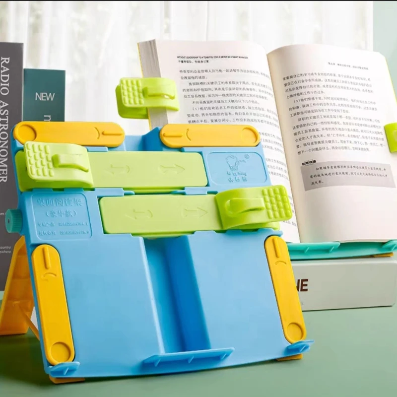 Plastic-Adjustable-Reading-Rest-Tablet-Home-Study-Room-Book-Holder ...