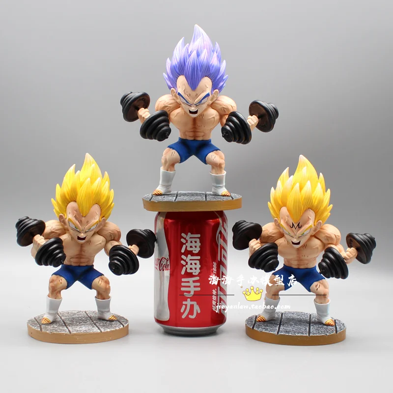 Figura de acción de Dragon Ball Z de 17cm, Vegeta Muscle Fitness IV ...
